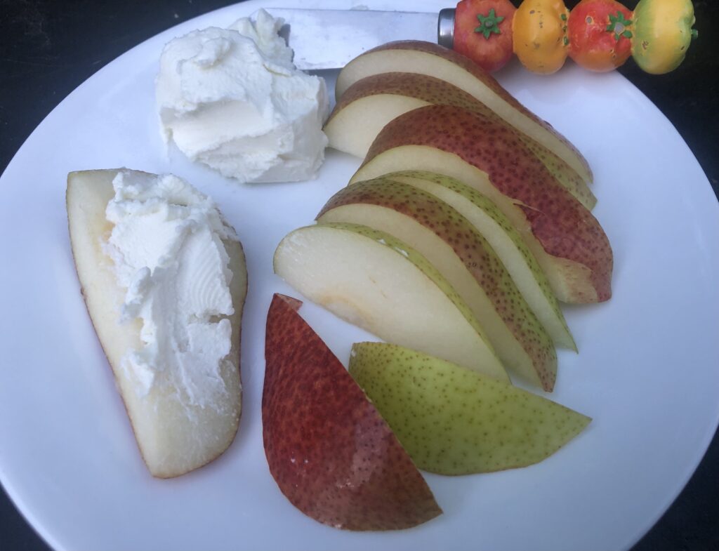 Pear with Goat Cheese …Yes please! – Niki Kubiak