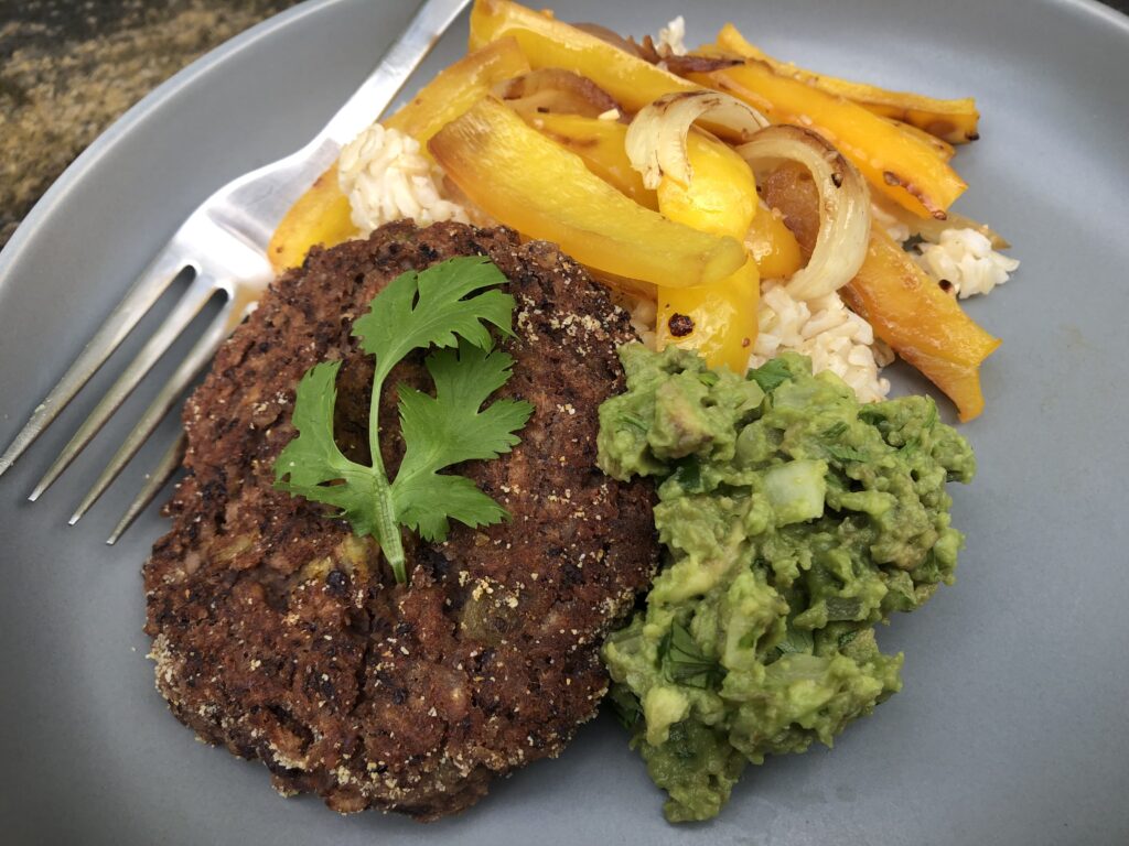 Cali-Style Black Bean Burger – Niki Kubiak